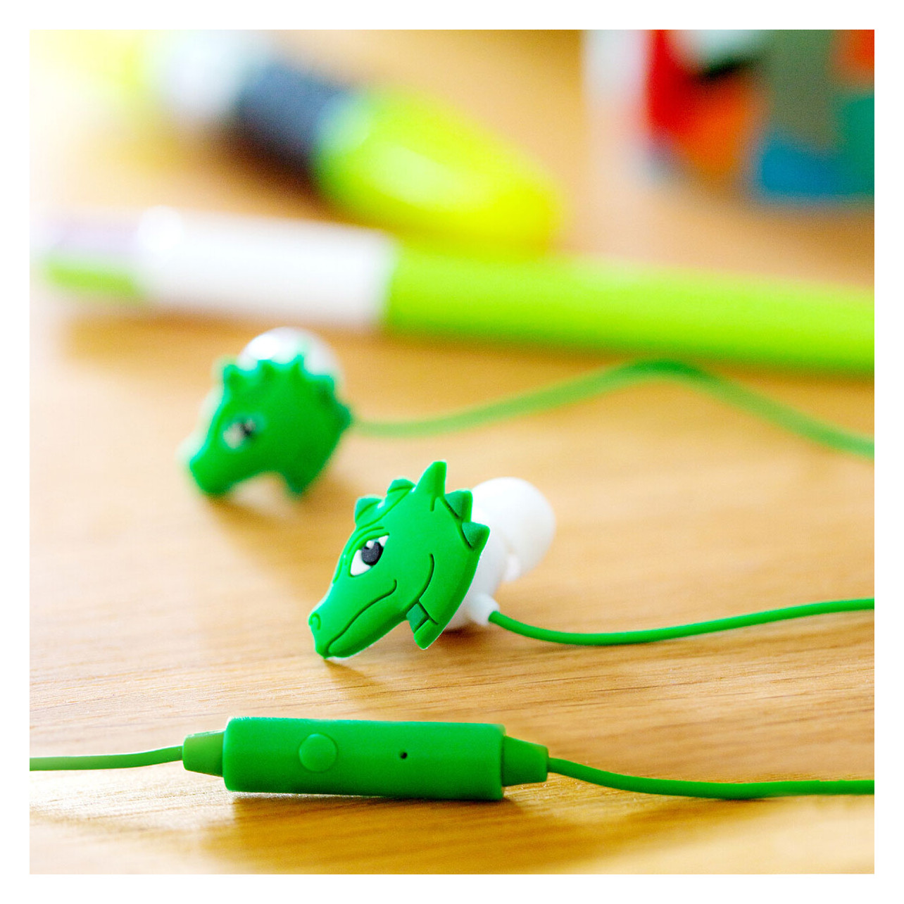 Ecouteurs avec micro intégré - Swing - Dragon Vert - Pylones