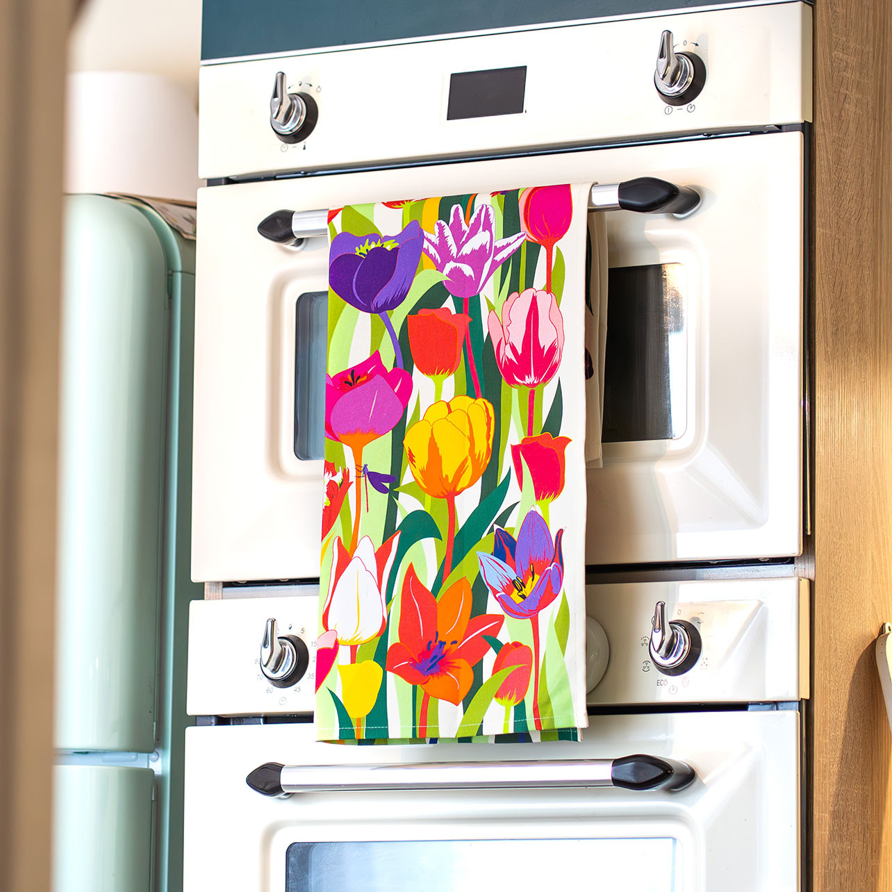 Dishcloth - Ah! Tache Moi - Tulipes - Pylones