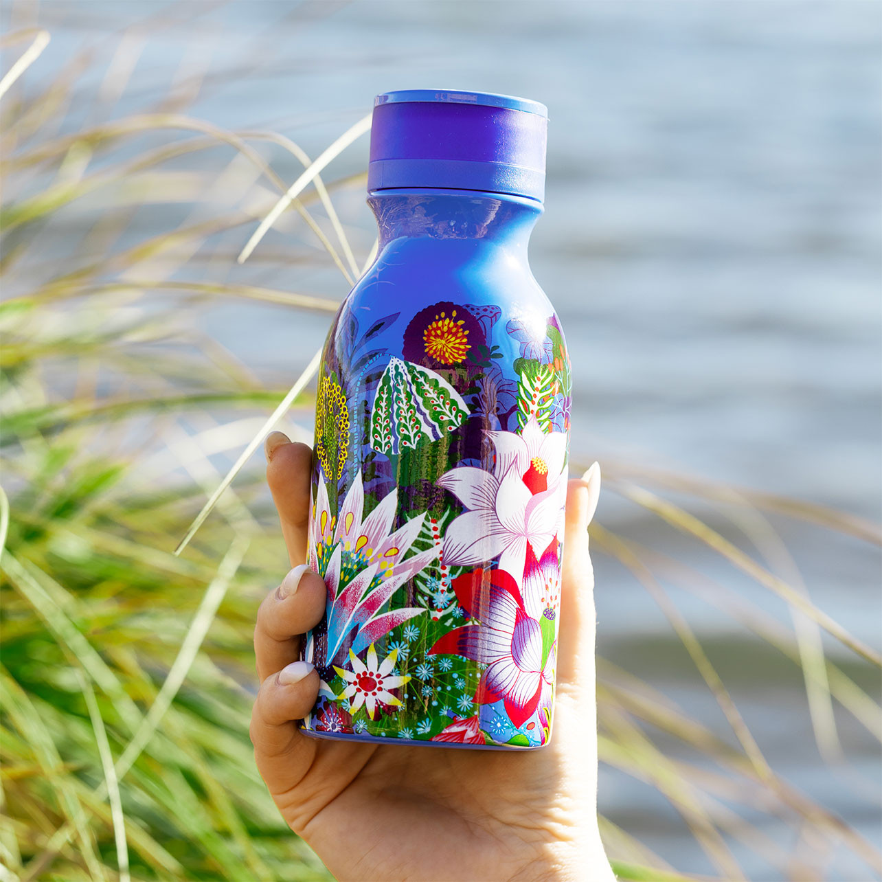Thermal flask - Mini Keep Cool Bottle - Fleurs D'eau - Pylones