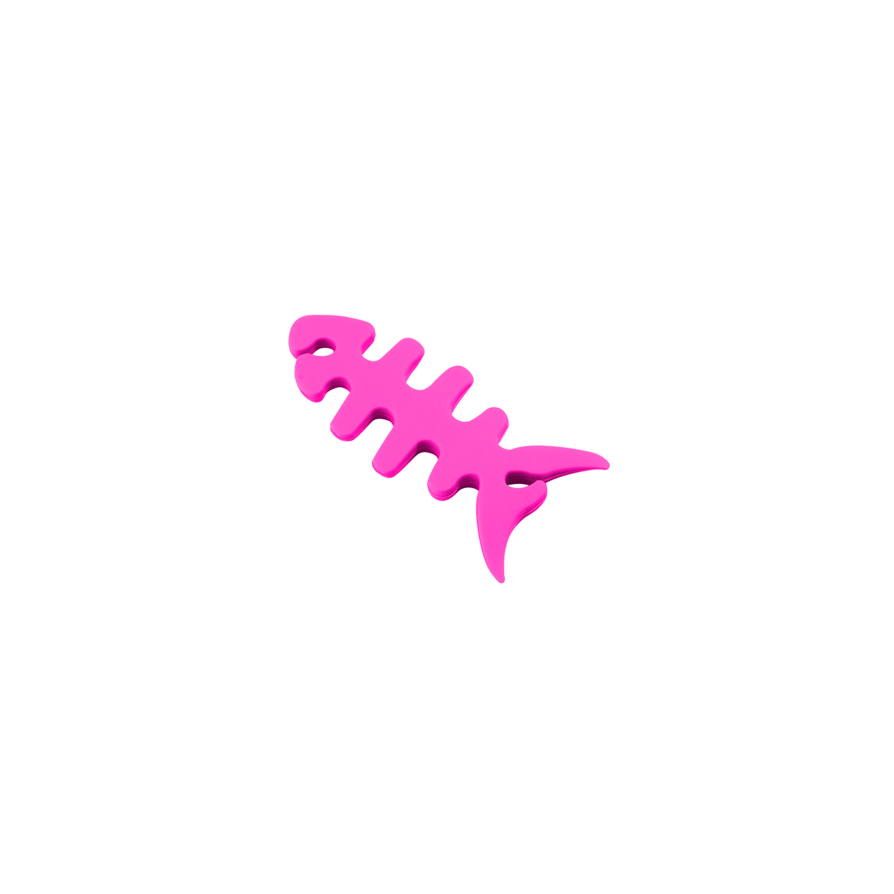 Earphone cable tidy - Fishbone - Pink - Pylones