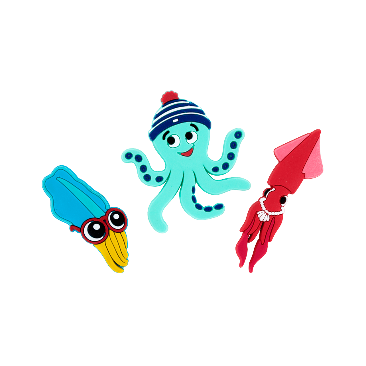 3er-Set Magnete - Magnet Octopus - Happy Lopodes - Pylones