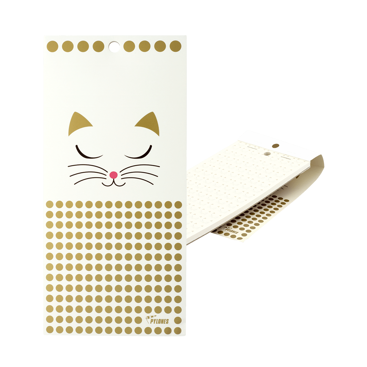 Bloc note magnétique - Formalist - White Cat - Pylones