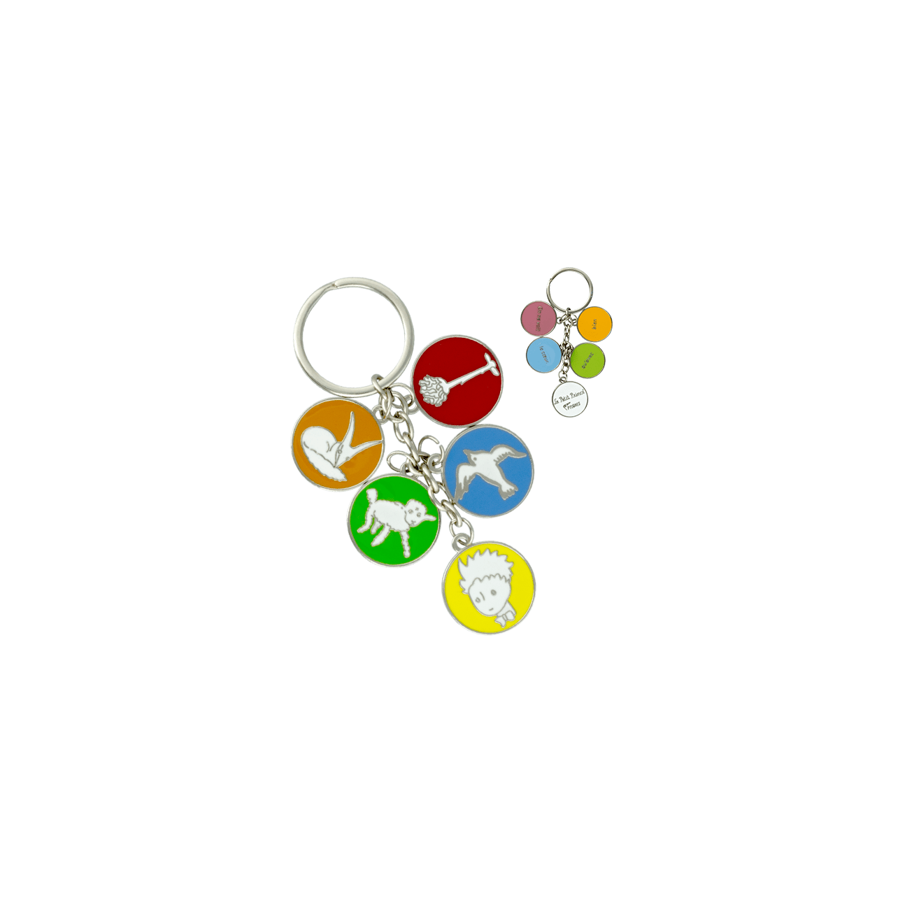 Charms 2 - Porte clés - Le Petit Prince Ronds - Pylones