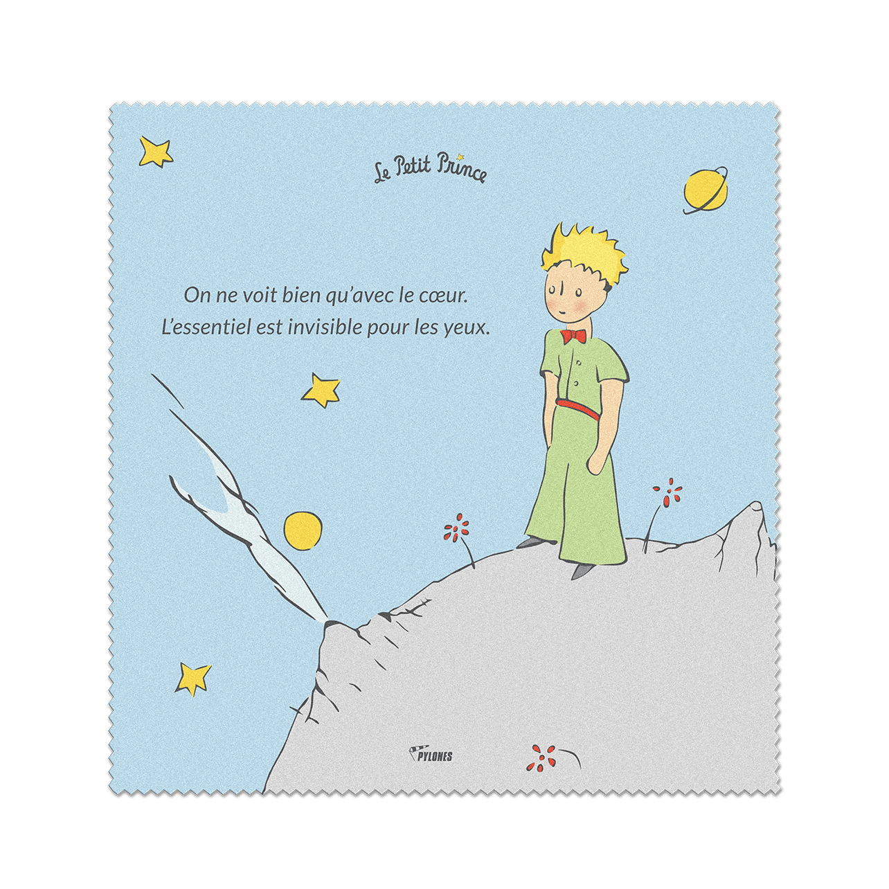 Mikrofasertuch - Belle Vue - Le Petit Prince Blau - Pylones